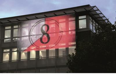China P25mm Outdoor Curtain LED Display 7500 Nits High Brightness Waterproof IP67 for Advertising for sale