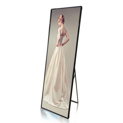 China High Contrast Indoor Led Poster Display SMD 1010/2020 With Front Servicing for sale