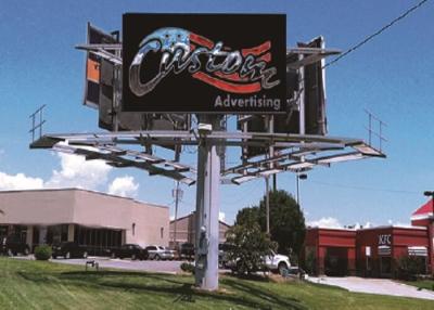 China Lightweight Fixed Outdoor Waterproof Led Advertising Panels 160°/140° Viewing Angle for sale