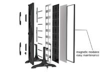 China Ultra Slim Indoor Full Color LED Poster 2.5mm Pitch 28kg Digital Display for sale