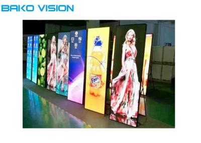 China Ultra Lightweight Indoor LED Poster Digital Signal 16 Bit Processing For Advertising for sale