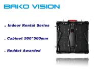 China P3.91 500x500mm HD Indoor Rental LED Display Panel with Kinglight LEDs 128x128 Resolution for sale