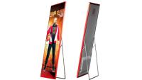 China High Contrast Airport Indoor LED Poster Display Mobile Screen With Front Servicing for sale