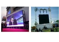 China Outdoor Rental LED Display P3.91 Stage Video Wall Die-casting Aluminum Cabinet 500x500mm for sale