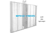 China Hidden Cable Transparent LED Screens Wide Viewing Angle P3.9-7.8 Rear Servicing for sale