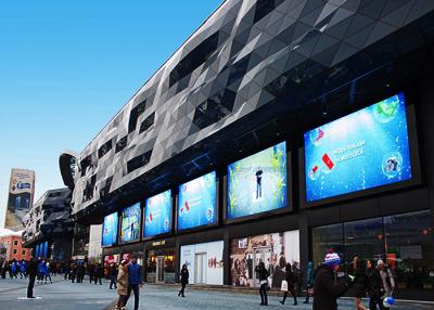 China Outdoor Fixed LED Display P6 SMD2727 6500nits 1920Hz Full Color Digital Signage for sale