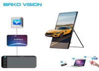 China Smart Digital Indoor LED Poster Screen 1.9mm Pixel Pitch 160 Degree Viewing Angle Lightweight 28kg for sale