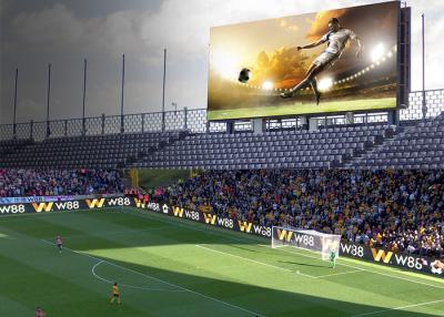 China IP65 IP54 P10 SMD3535 Outdoor Stadium Perimeter LED Screen 6500nits 1920Hz for sale