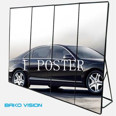 China Front Servicing Digital Signage Led Screen , Led Poster Screen For Shopping Mall for sale