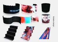 China P6mm Foldable Led Screen , Full Color Flexible Led Screen Display Indoor Rental for sale