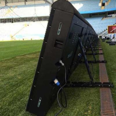 China Sports Perimeter LED Display P8 P10 P16 6500 Nits Fast Joint Design Stadium Advertising Board for sale
