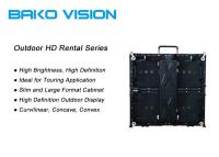 China Outdoor Rental LED Display P6 Cable Free Modules High Brightness LED Screen for sale