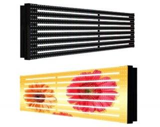 China High Transparency Glass Advertising Led Display Screen Lower Consumption Outdoor Curtain for sale