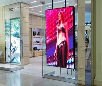 China P1.9 Pixel Digital Poster Display Hanging Indoor LED Screen Ultra Lightweight for sale