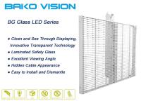 China Light weight P10.4 Transparent led screen with 100x50cm Panel for sale