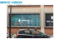 China Ultra Slim Transparent LED Display Screen 35mm Thickness 14kg per sqm for Glass Wall for sale
