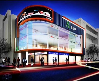 China P3.9 Outdoor Transparent LED Screen 5500nits 160 Degree Viewing Angle for Shopping Window Advertising for sale