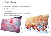 China P2.5 Indoor LED Poster Screen 640x1920mm IP40 Mobile Free Standing Advertising Display for sale