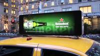 China P5 Outdoor Taxi LED Display 960x320mm 192x64 Resolution IP65 High Brightness Digital Billboard for sale