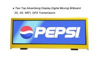 China Mobile Outdoor Taxi Top Advertising LED Display 5000 Nits P2.5 P3 P5 for sale