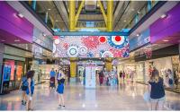 China Physical Pitch 5*8mm 80% Transparency Glass LED Modules Brightness 5500 Nits for sale