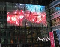 China Physical Pitch 5*8mm 80% Transparency Glass LED Modules Brightness 5500 Nits for sale