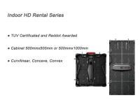 China P2.97 HD 500x500mm Indoor Rental LED Display Panel for Stage Events 1920Hz for sale