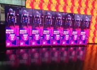 China Special P2.5 Led Poster Screen 1000 Nits Super Thin Easy To Move With Wheel for sale