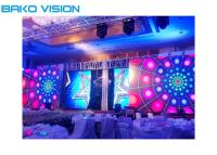 China Curved Indoor LED Video Display Board P3.91 P4.81 High Brightness 900-1200nits for sale