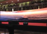 China P4.81 Indoor Rental LED Display Flexible Screen Curved 43264/㎡ Pixel Dimension for sale