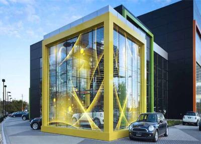 China Ulta-thin Indoor Transparent LED Screens Flexible Advertising Video Wall for sale