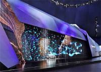 China Ulta-thin Indoor Transparent LED Screens Flexible Advertising Video Wall for sale