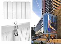 China Ulta-thin Indoor Transparent LED Screens Flexible Advertising Video Wall for sale