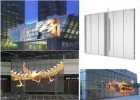 China P5 5000nits Transparent LED Screen 100x50cm Panel High Brightness for sale