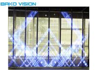 China P3.9-7.8 Full Color Indoor Transparent LED Screen 5500 Nits 160 Degree Viewing Angle for sale