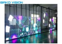 China High Brightness Transparent LED Glass Window Led Display Indoor Slim Ultralight for sale