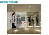 China High Brightness Transparent LED Glass Window Led Display Indoor Slim Ultralight for sale
