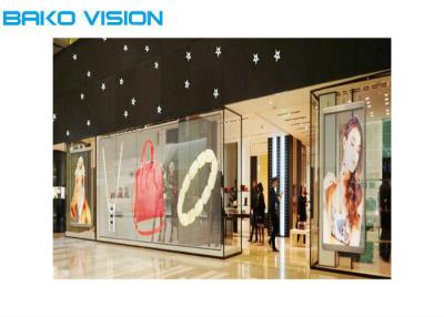 China High Brightness Transparent LED Glass Window Led Display Indoor Slim Ultralight for sale
