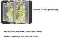China Light weight P5 Transparent led screens with panel of 100x50cm for sale