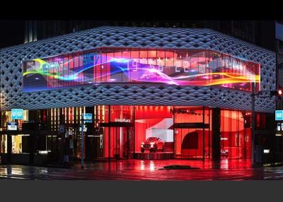 China Light weight P5 Transparent led screens with panel of 100x50cm for sale