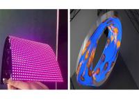 China Light Weight P4 Flexible Led Display with Module of 240x120mm for sale