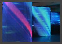 China Light weight P4 Flexible Led display with Soft Rubber module of 24x12cm for sale