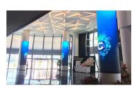 China Light weight P4 Flexible Led display with Soft Rubber module of 24x12cm for sale