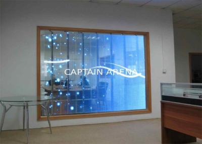 China High Transparent LED Screen Lightweight Video Wall 960x640mm 5500nits for sale