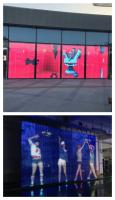 China Ultra Lightweight Glass LED Video Wall P25mm High Transparency IP67 Outdoor Display for sale