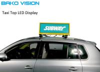 China Taxi Top Mobile Advertising LED Display Double Sided Digital Billboard 5000 Nits P5 for sale