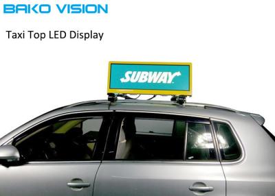 China Taxi Top Mobile Advertising LED Display Double Sided Digital Billboard 5000 Nits P5 for sale