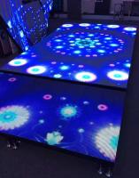 China P3.91 Interactive Dance Floor LED Screen 500x500mm Touch Modules SMD Ground Projection for sale