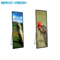 China P2.5mm Full Color LED Poster Display SMD2121 28kg with Wheel 2880Hz Refresh Rate for sale