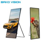 China P2.5mm Full Color LED Poster Display SMD2121 28kg with Wheel 2880Hz Refresh Rate for sale